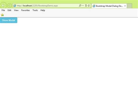 bootstrap modal dialog in asp 4 5 vbforums