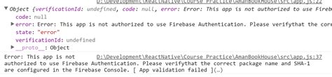 auth not working on android · issue 466 · invertase react native