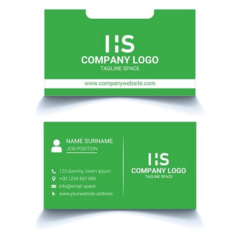 Premium Vector Vector Modern Business Card Template