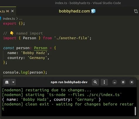 How To Export Interfaces And Types In Typescript Bobbyhadz