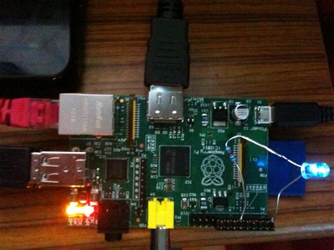zedcode raspberry pi simple led flash