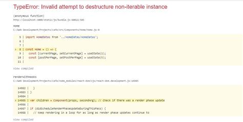 javascript typeerror invalid attempt to destructure non iterable
