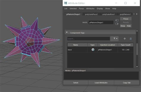 ジオメトリにコンポーネント タグを割り当てる maya 2022 autodesk knowledge network