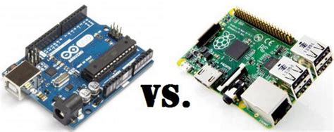 difference between arduino and raspberry pi in tabular