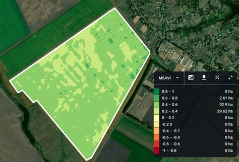 Msavi Vegetation Index To Monitor Early Crop Health