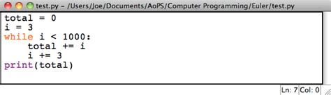 write online python code