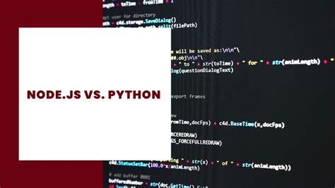 node js vs python which one to select in 2022