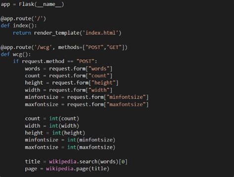 wordcloud generator using python and flask by shivang