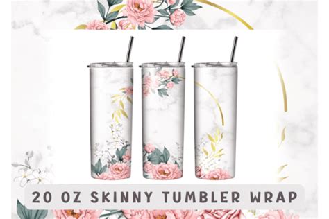 Flowers Vintage Coffee Tumbler Wrap Graphic By Jaiprakan A · Creative