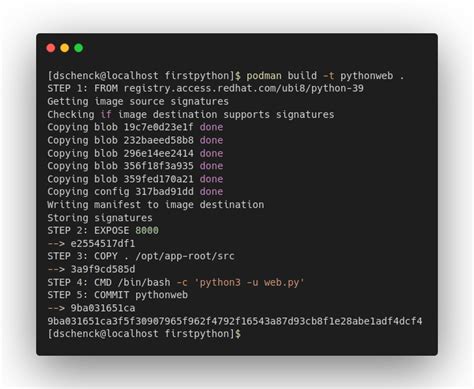 build python apps in linux containers red hat developer