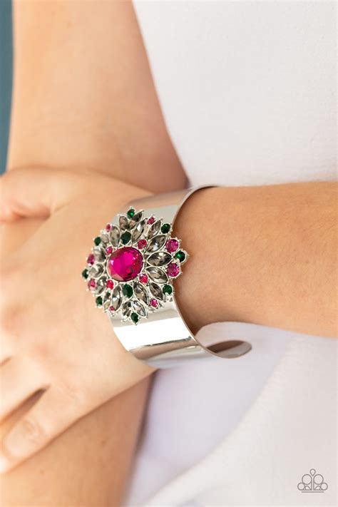 Paparazzi Bracelets The Fashionmonger Multi Frostedgems