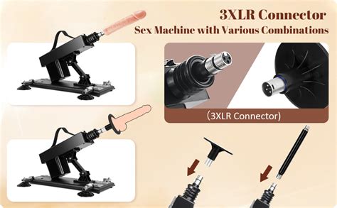 Sex Machine With 3xlr Connector Dildo And Anal Dildo