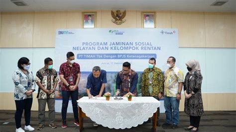 Pt Timah Tbk Berikan Jaminan Sosial Ketenagakerjaan Bagi 1 000 Orang