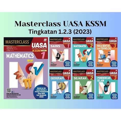 Sasbadi Masterclass Uasa Kssm Tingkatan 1 2 3 2023 Shopee Malaysia
