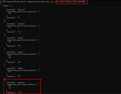 azure functionをazure cliおよびazure function core toolsでnode jsおよびpython