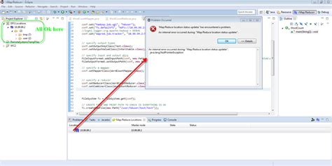hadoop eclipse plugin 2 6 an internal error occurred during map