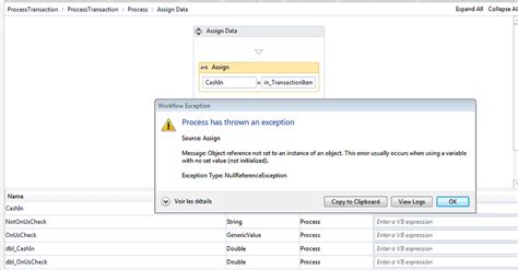 object reference not set to an instance of an object in assign help