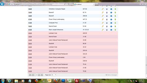 show hide or enable disable paging in ui for asp ajax grid