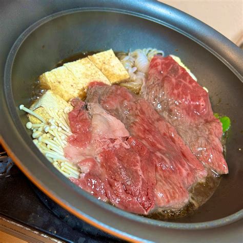 スミ On Twitter いいお肉を貰ったからすき焼きしよう！と意気込むもすき焼きの仕方がよくわからないわが家なのであった おいしかった