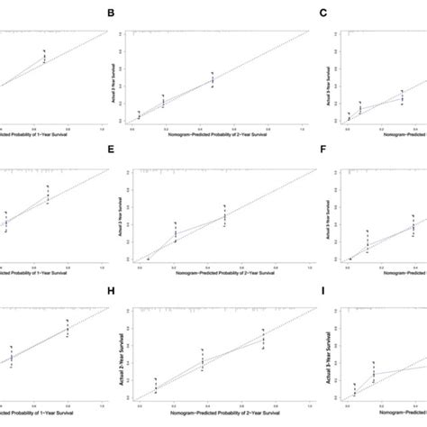 The Roc Curves Of The Nomogram For 1 2 And 3 Year Os Prediction