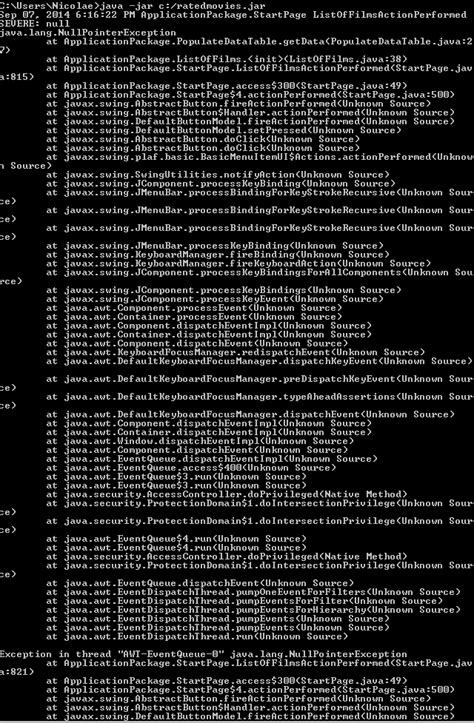 java error when i try to make executable file from jar