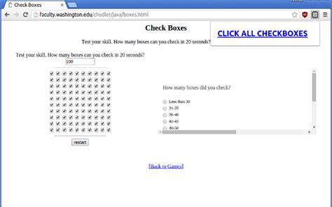 click all checkboxes chrome web store