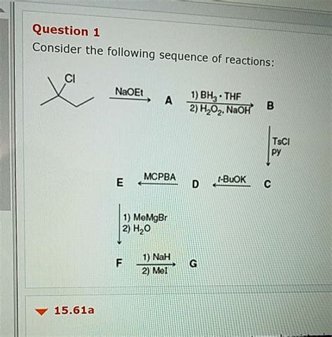 Solved Question 1 Consider The Following Sequence Of