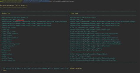 debug container output not correct when trailing slash in services yaml