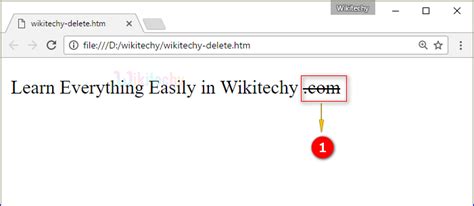 html tutorial delete tag in html html5 html code