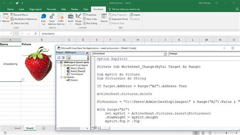 picturessert vba the 18 new answer