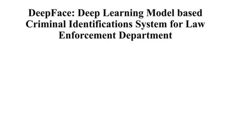 Criminal Identification Full Ppt 1 1 Pptx