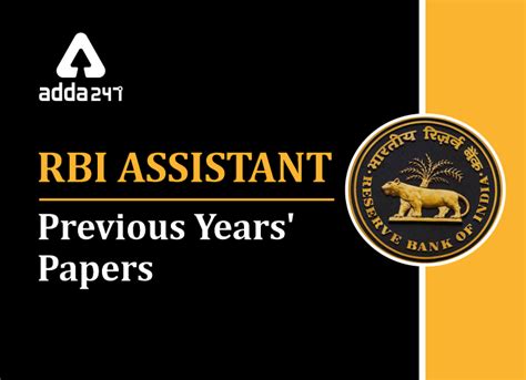 Rbi Assistant Previous Year Question Papers With Solutions Download Pdfs