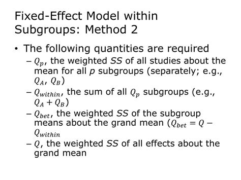 Ppt Eval 6970 Meta Analysis Subgroup Analysis Powerpoint