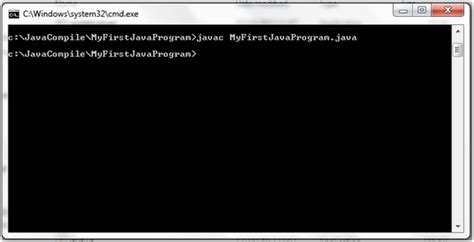 hello world first java program javacompile