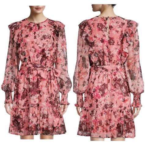 Rachel Parcell Floral Ruffled Minidress Artofit