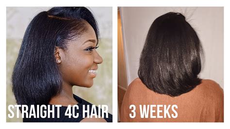 How To Silk Press Your Natural Hair At Home From Curly To Bone
