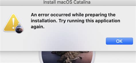 Fix An Error Occurred While Preparing The Installation