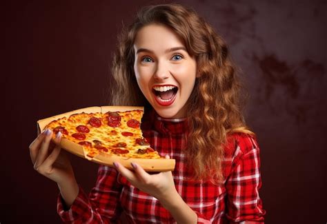 Premium Ai Image Photo Portrait Of Young Hungry Girl Friends Eating
