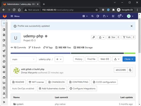 Devops With Dimas Maryanto Pipeline Php Deployment Using Gitlab Ci