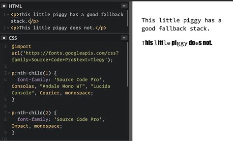 css basics fallback font stacks for more robust web typography css