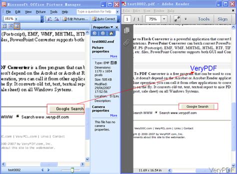convert emf to pdf and add watermark in batch by command line verypdf