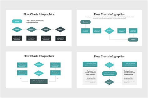 Infografía De Diagramas De Flujo Plantilla De Powerpoint Pptx