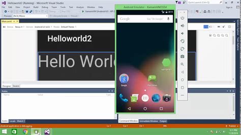 xamarin android first app youtube