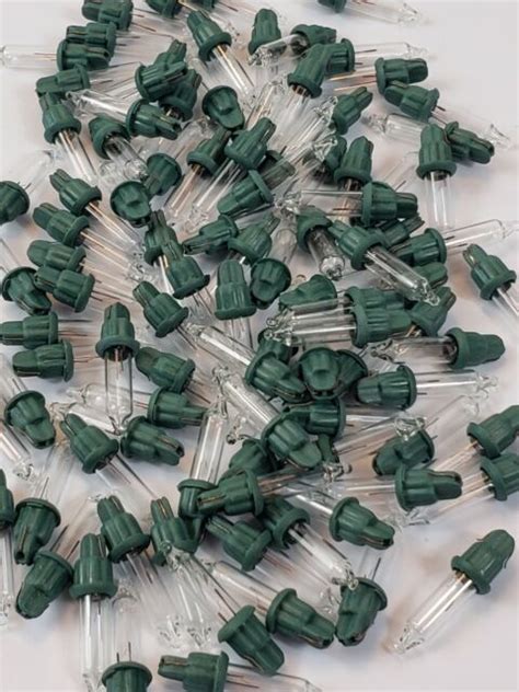 100 Replacement Mini Bulbs Incandescent 2 5 Volt 0 425 Watts Christmas