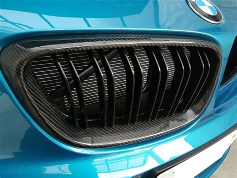 お気に入りの 代購代標第一品牌－樂淘－アウディ Bmw F22 2シリーズクーペ用 リアルカーボンキドニーグリル ラジエターグリル