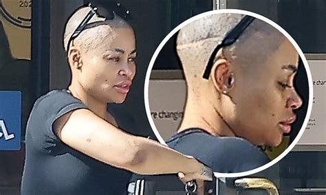 Blac Chyna Shows Off What Appears To Be A Scar On Her Newly Shaved Head