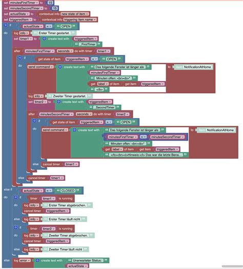 using variables and timers in rule scripts and rules openhab community