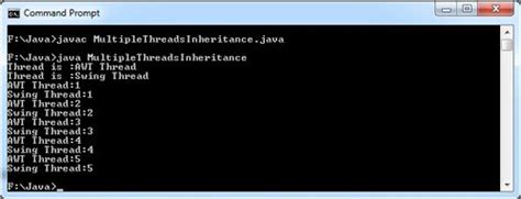 multiple threads in java by inheritance