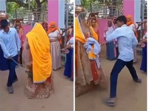 रस्म निभाते निभाते देवर ने की भाभी की पिटाई फ़िर दूल्हे ने फ़िल्मी