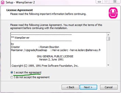 how to install and set up a wamp server geeksforgeeks